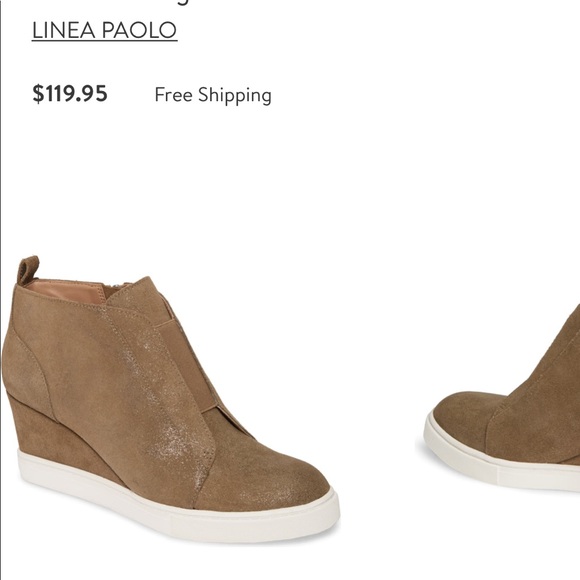 Paolo | Shoes | Linea Paola Felicia Wedge Bootie | Poshmark